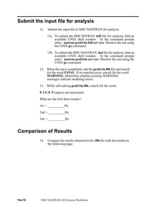 Modal Analysis of a Beam using Ansys Tool | PDF