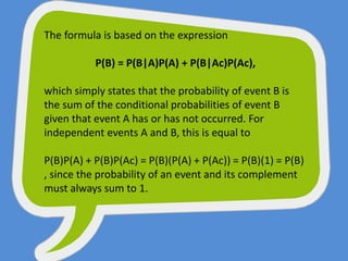 conditional probabilty | PPTX