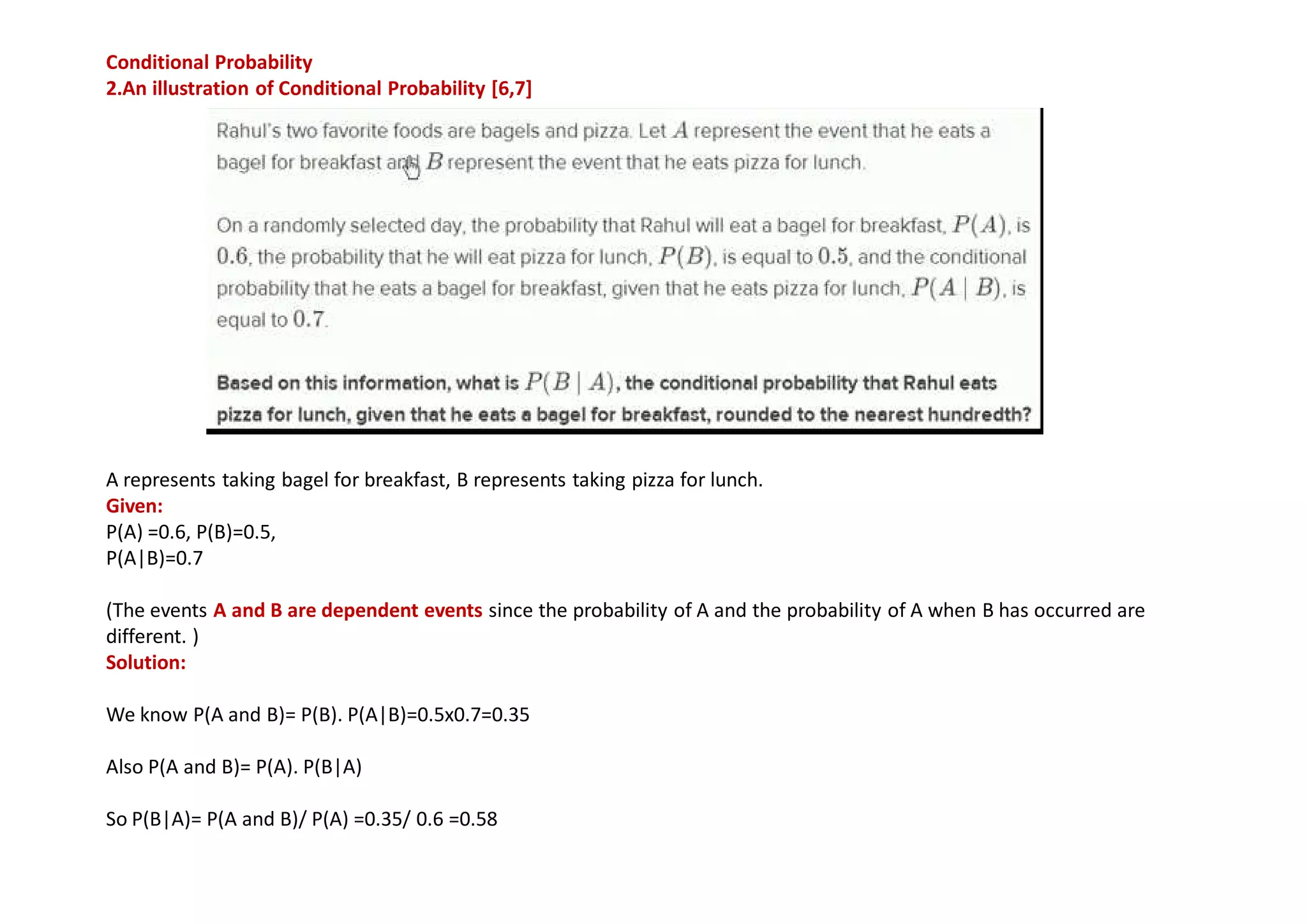Probability concepts for Data Analytics | PDF