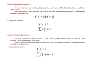 Probability concepts for Data Analytics | PDF