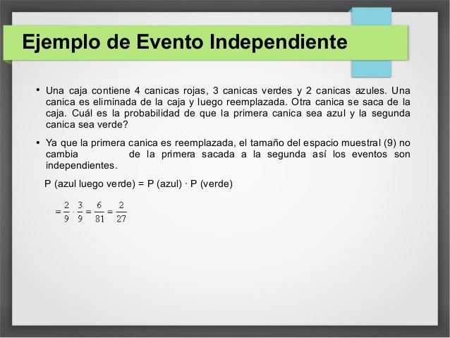 Probabilidad y Eventos