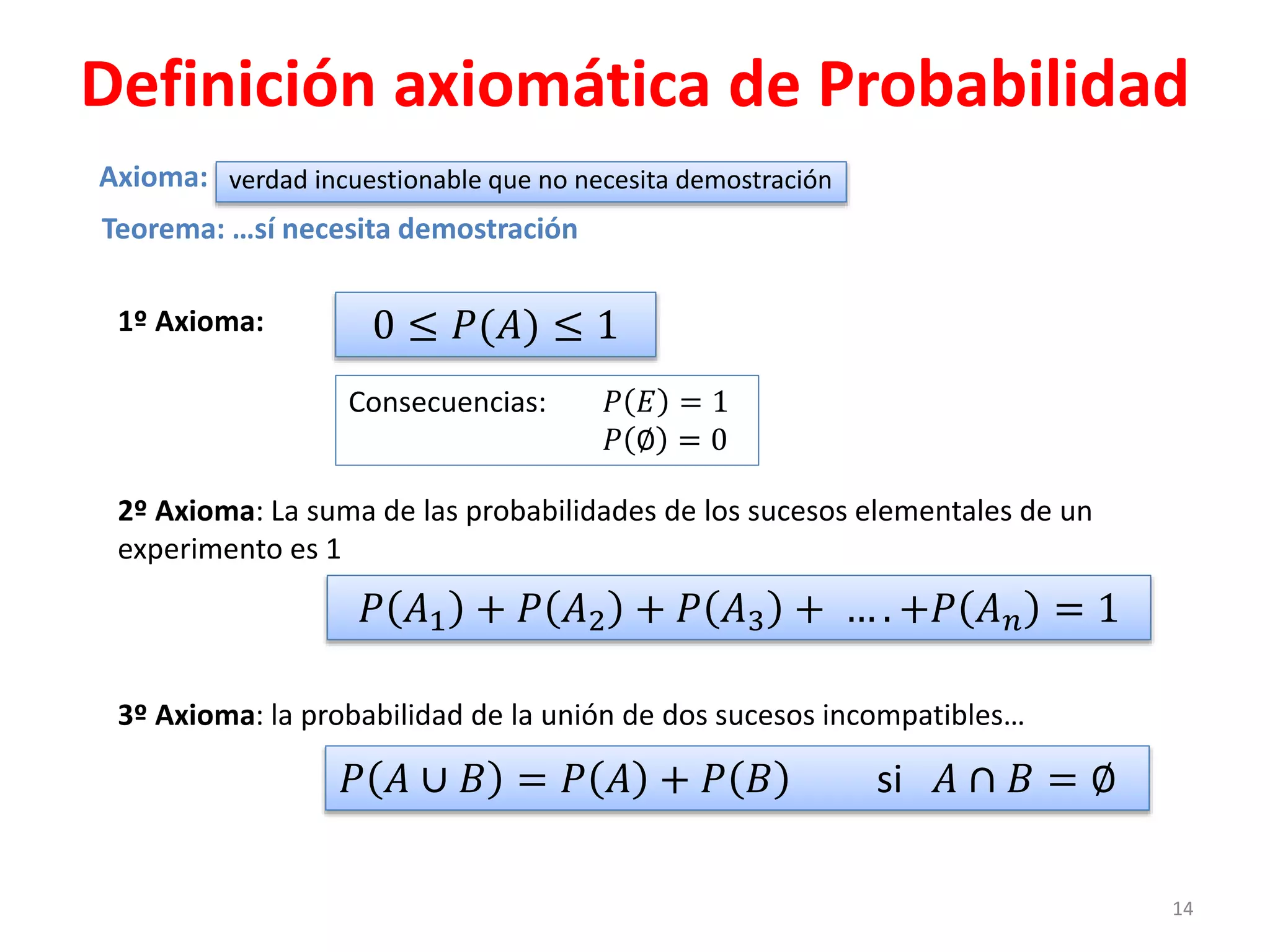 Probabilidad. Ideas Básicas | PPT