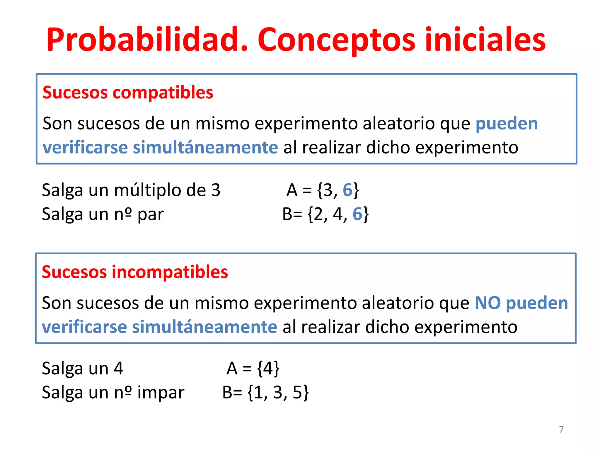 Probabilidad. Ideas Básicas | PPT