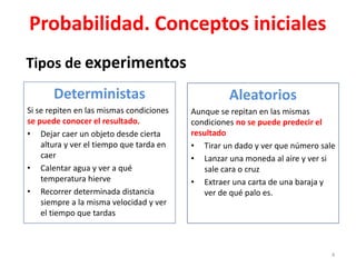 Probabilidad. Ideas Básicas | PPTX