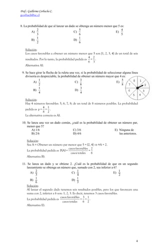 Probabilidad Clsica Clculo Ejemplos Ejercicios Resueltos