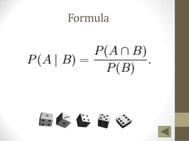 Frmulas Para Calcular La Probabilidad Condicional