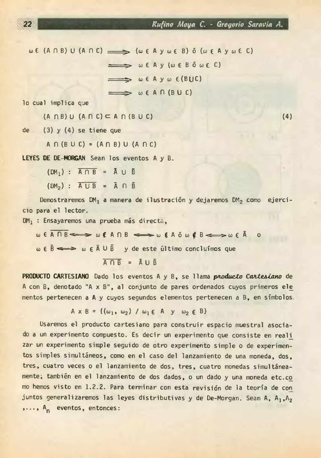 Probabilidad E Inferencia Estadística - Rufino Moya C. - Gregorio ...