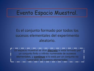 Probabilidad estadística | PPTX