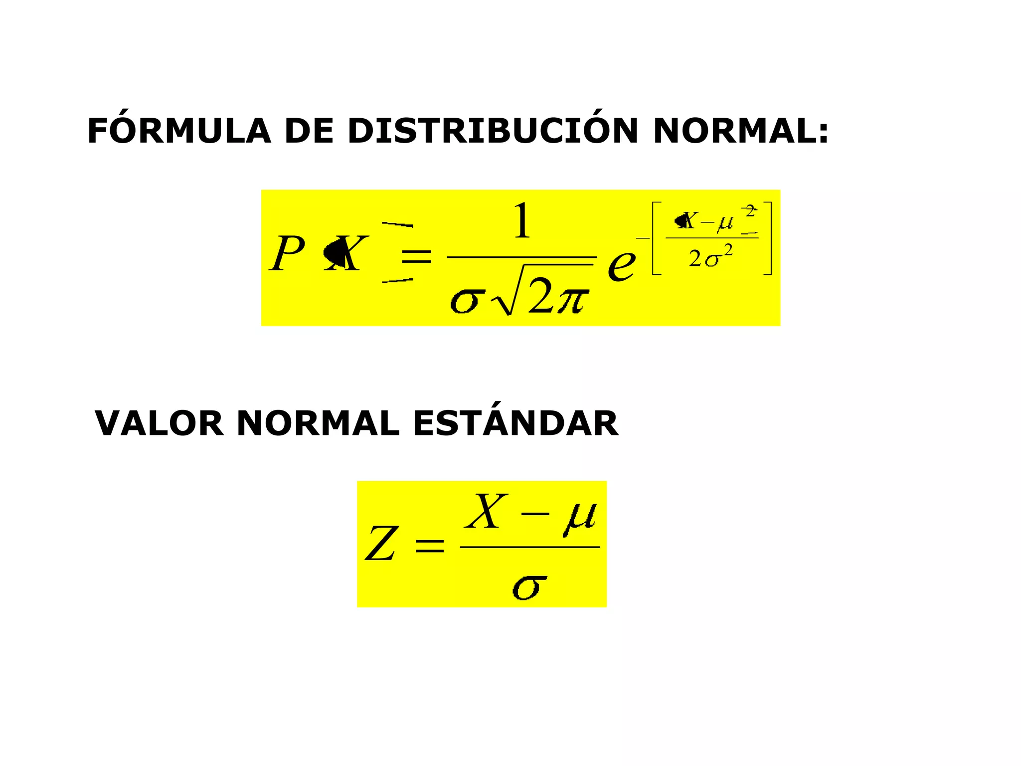 Probabilidad normal | PPTX