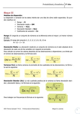 Probabilidad y estadistica teoria | PDF