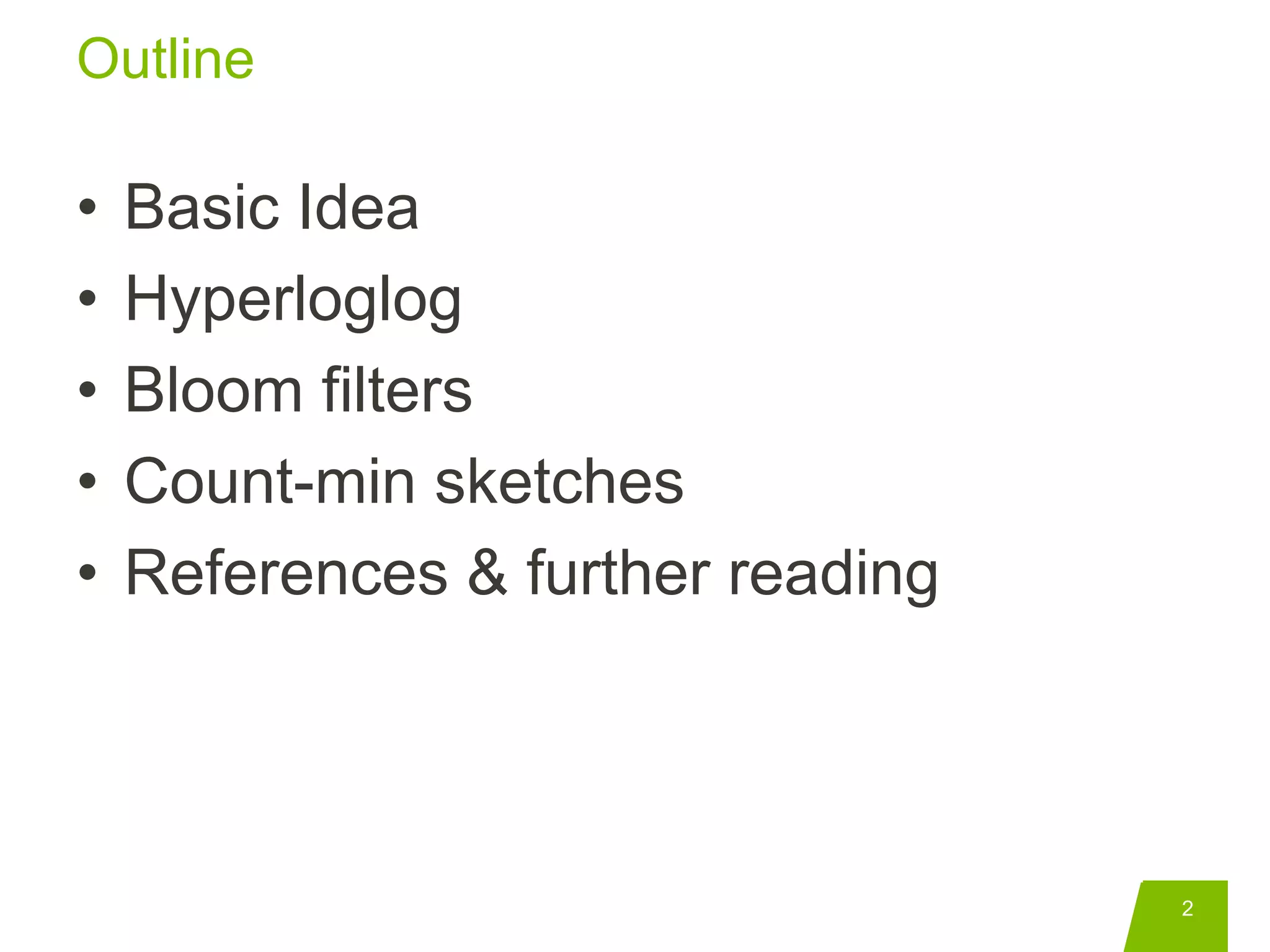 Probabilistic data structures | PPTX