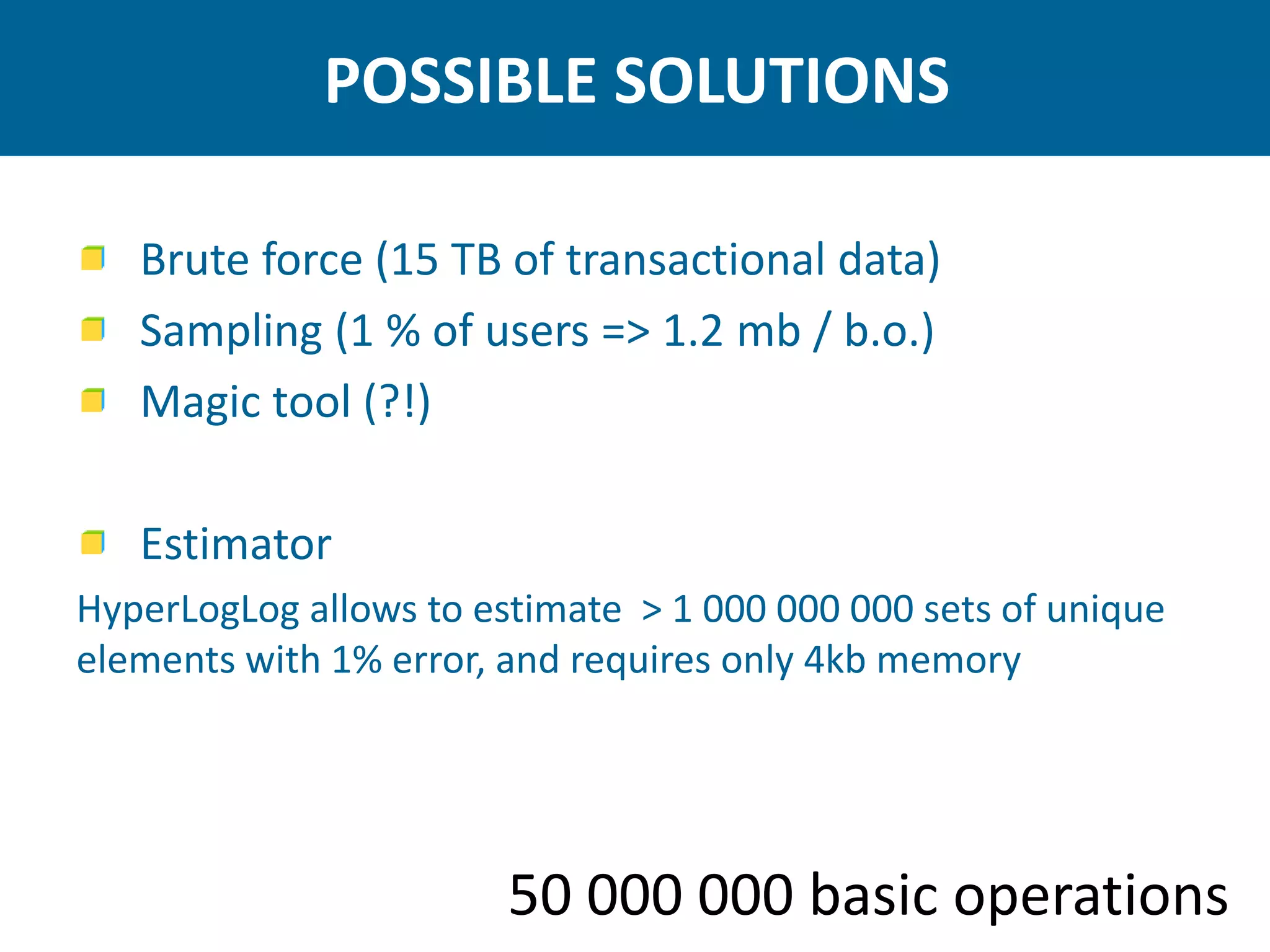 Probabilistic data structures in real life | PPT