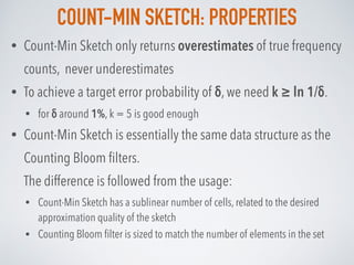 Probabilistic data structures. Part 3. Frequency | PDF
