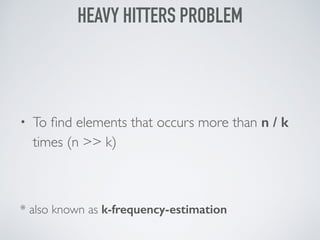 Probabilistic data structures. Part 3. Frequency | PDF
