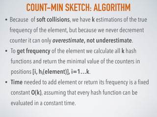 Probabilistic data structures. Part 3. Frequency | PDF
