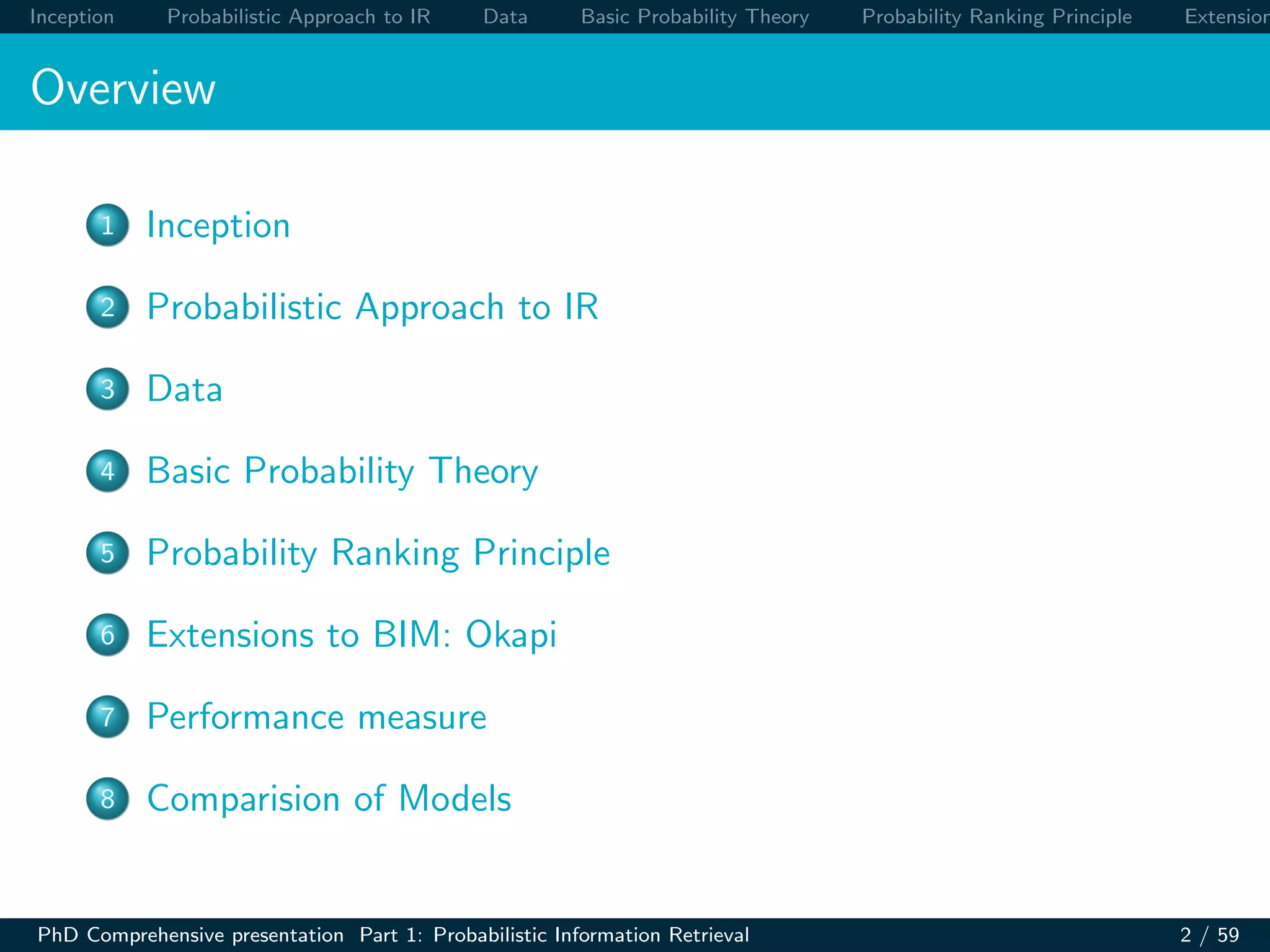 Probabilistic Information Retrieval | PDF | Search | Internet
