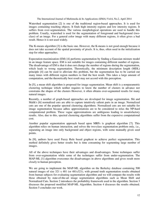 Probabilistic model based image segmentation | PDF