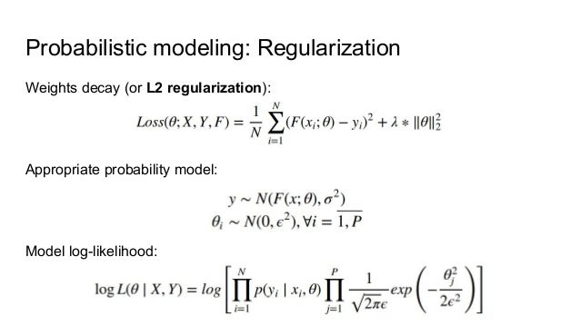 Probabilistic modeling in deep learning Probabilistic modeling in deep learning