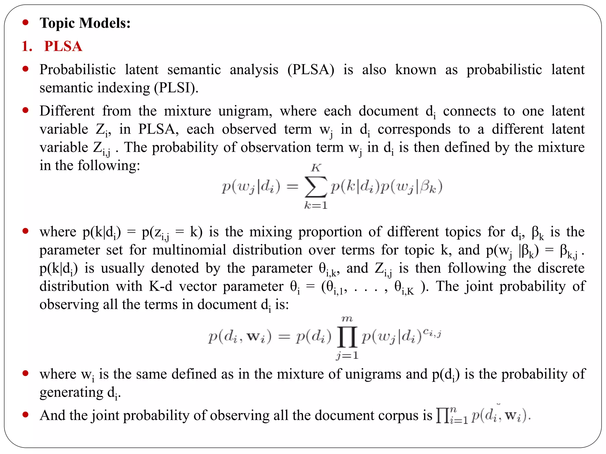 Probabilistic models (part 1) | PPTX