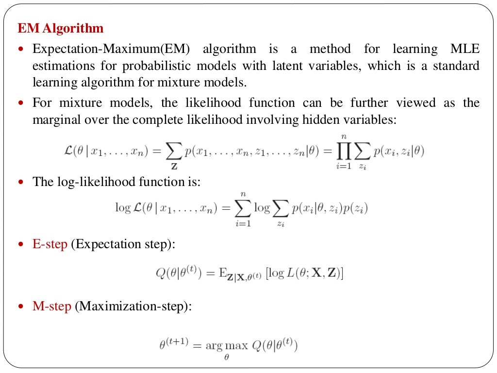 Probabilistic models (part 1)