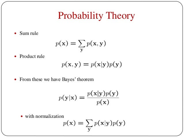 Probabilistic models (part 1)