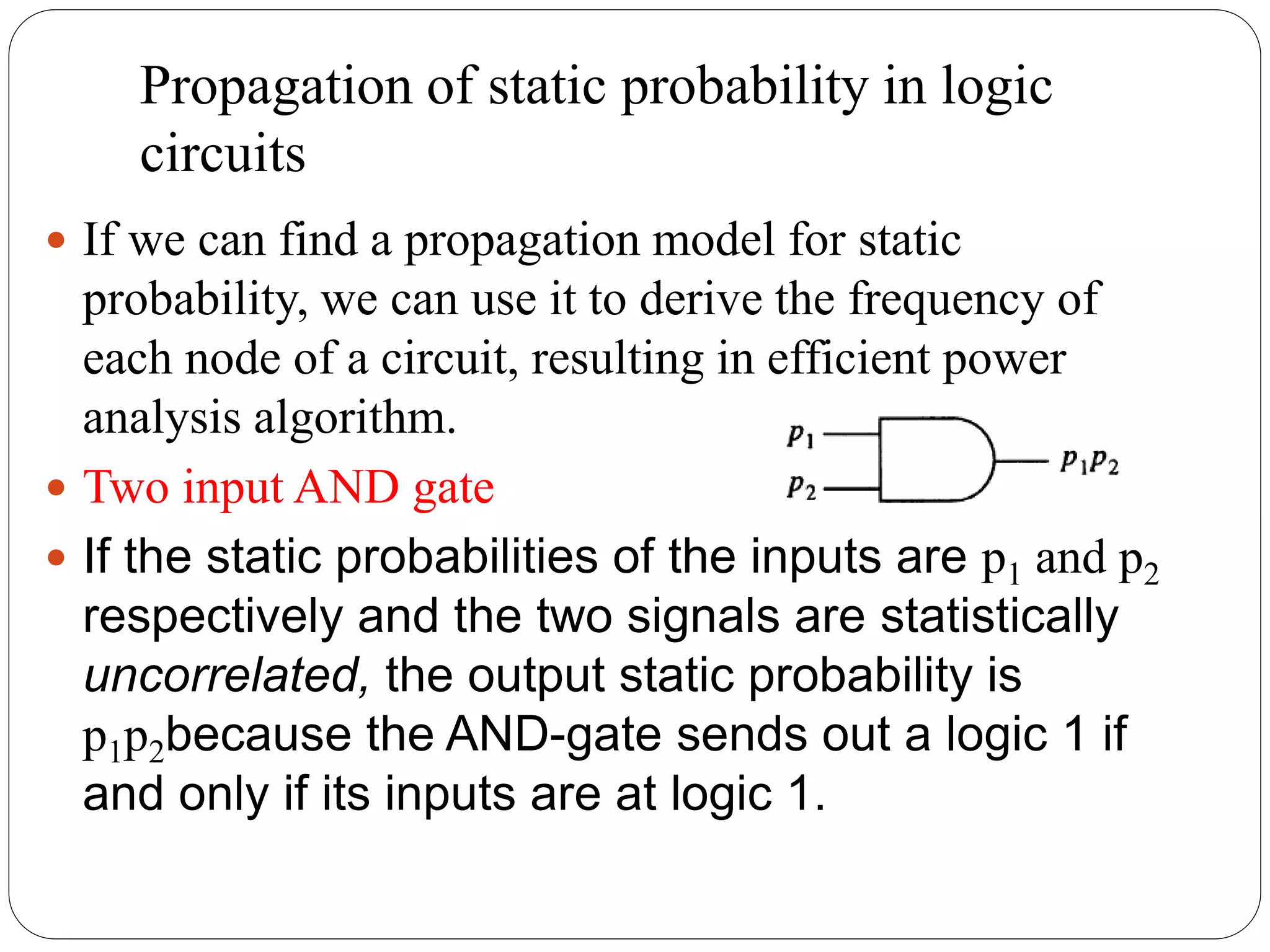 Probabilistic Power Analysis | PPTX