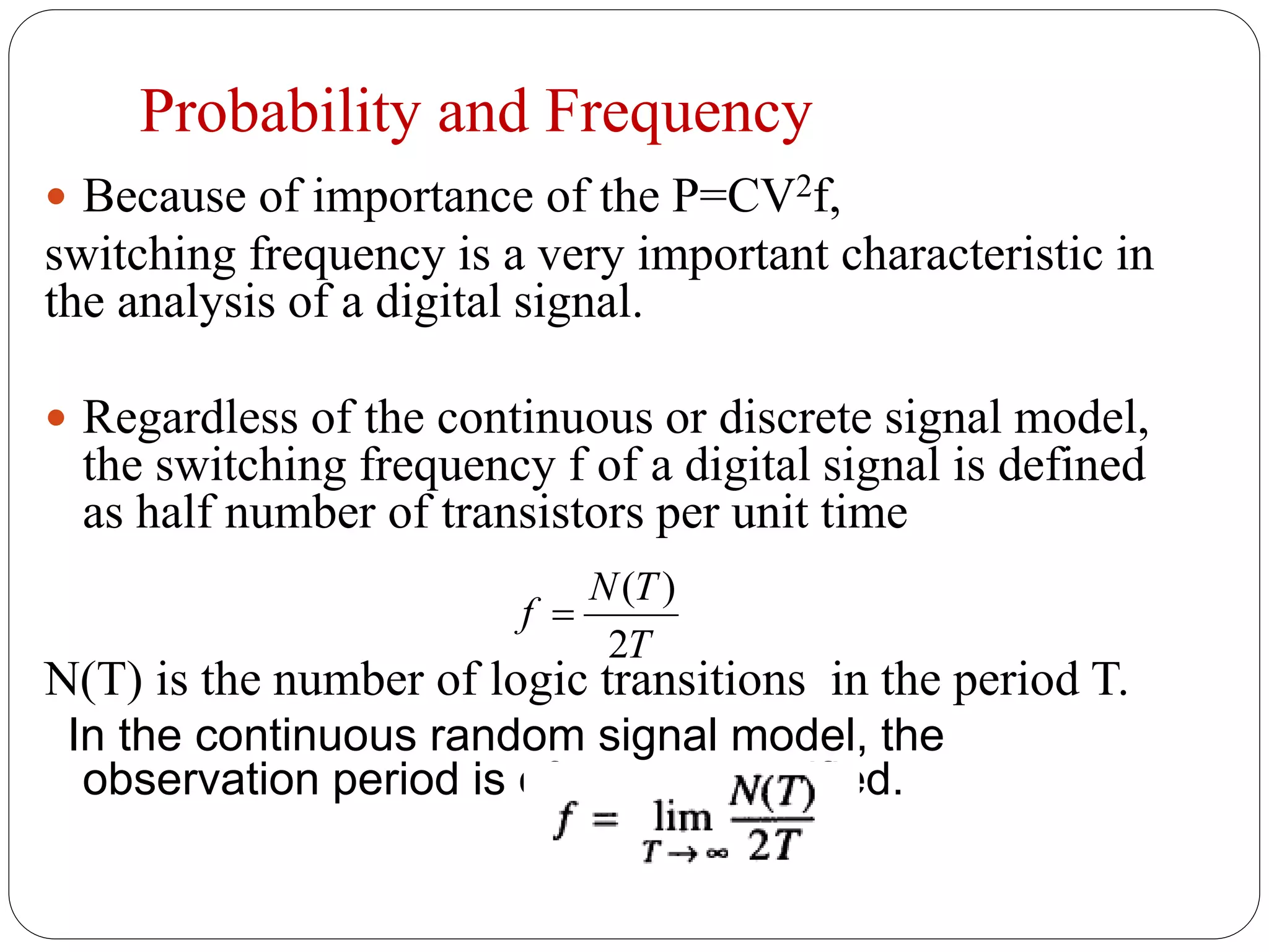 Probabilistic Power Analysis | PPTX