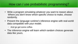 Probabilistic programming | PPT