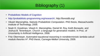 Probabilistic programming | PPT