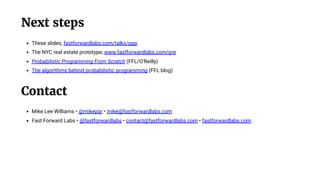 Probabilistic programming products by Michael Lee Williams | PPT