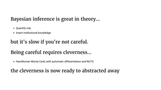 Probabilistic programming products by Michael Lee Williams | PPT