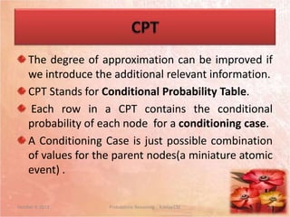 Probabilistic reasoning | PPTX