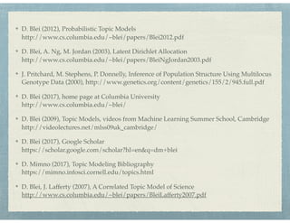Probabilistic Topic Models | PPT