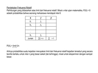 Probabilitas (Statistik Ekonomi II) | PPTX