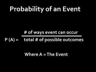 Probabilities | PPT