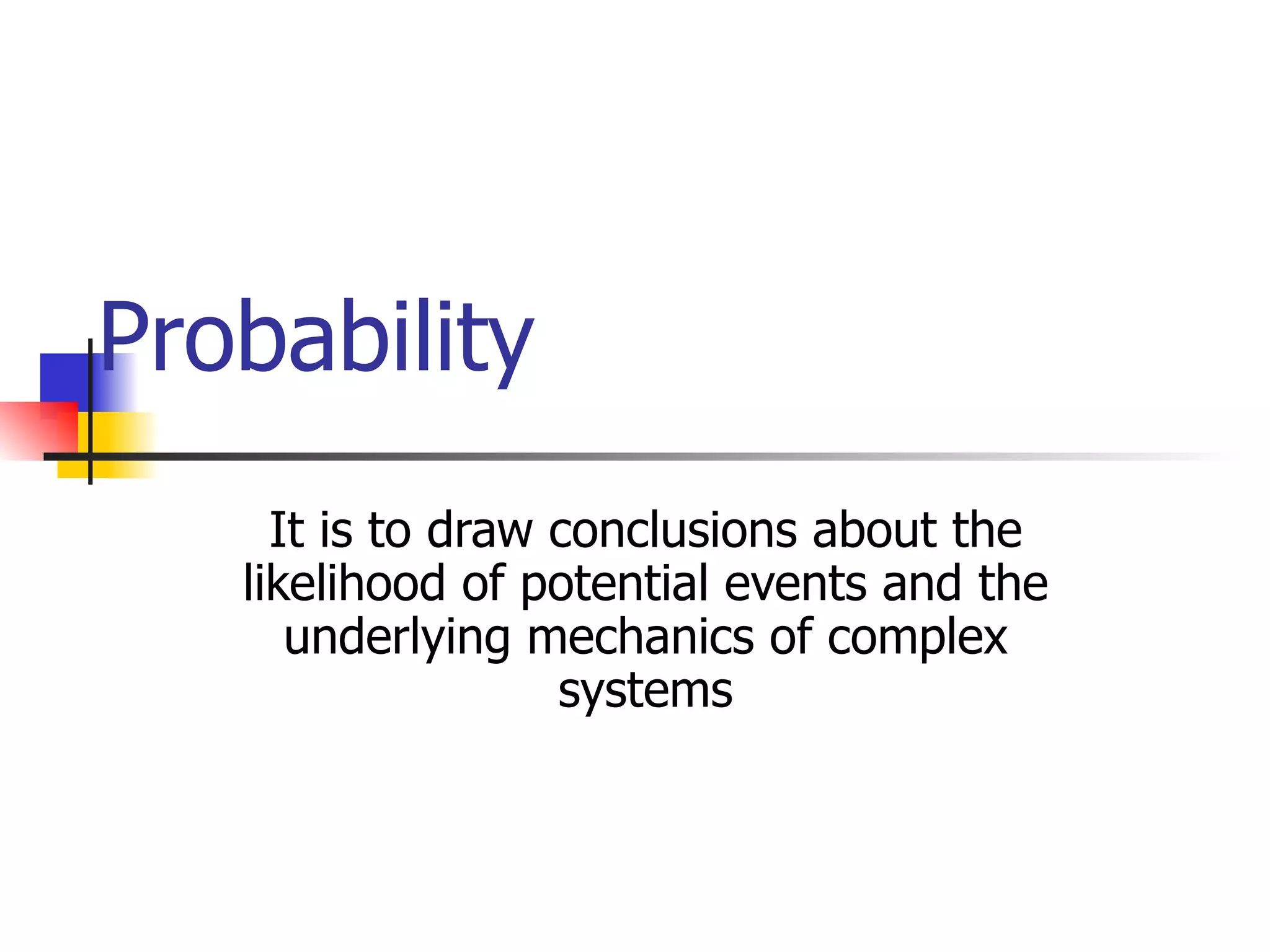 Probability | PPT