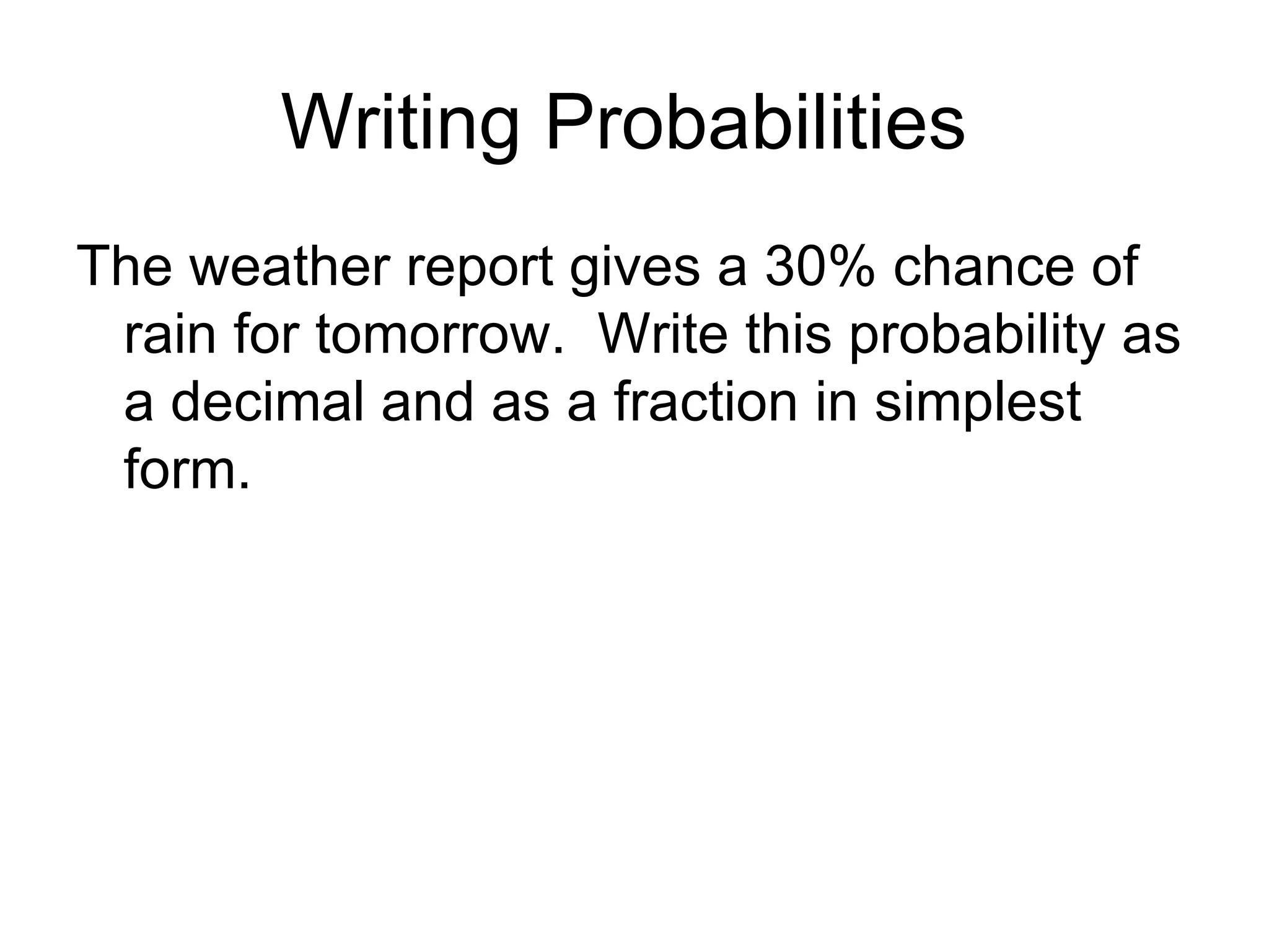 Probability | PPT