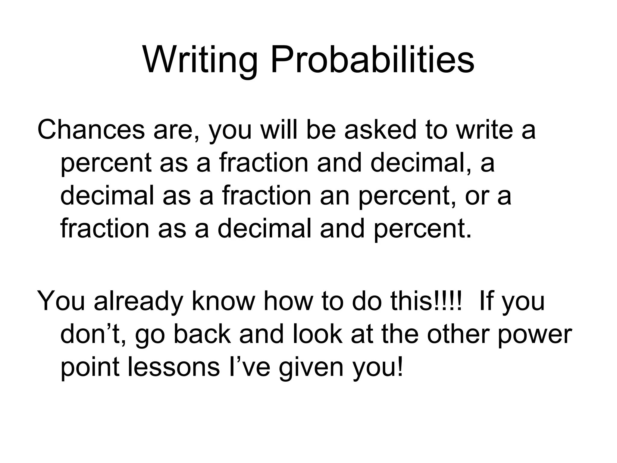 Probability | PPT