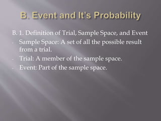 Probability Learning | PPTX