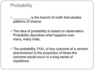Probability | PPTX