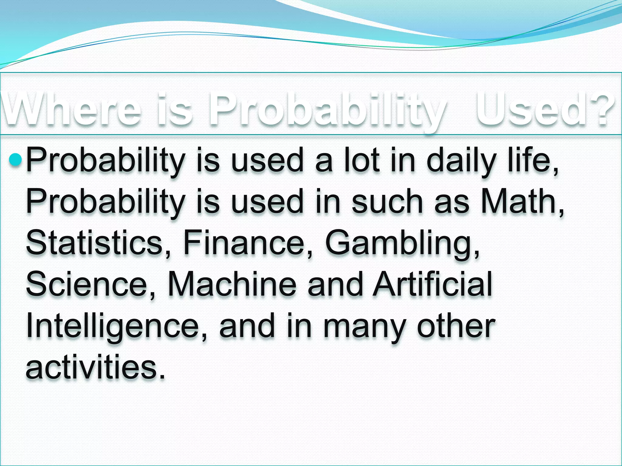 Probability | PPTX