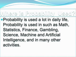 Probability | PPTX