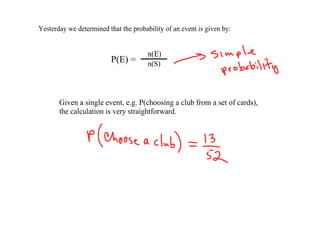 Probability; Compound Event, Permutations | PDF