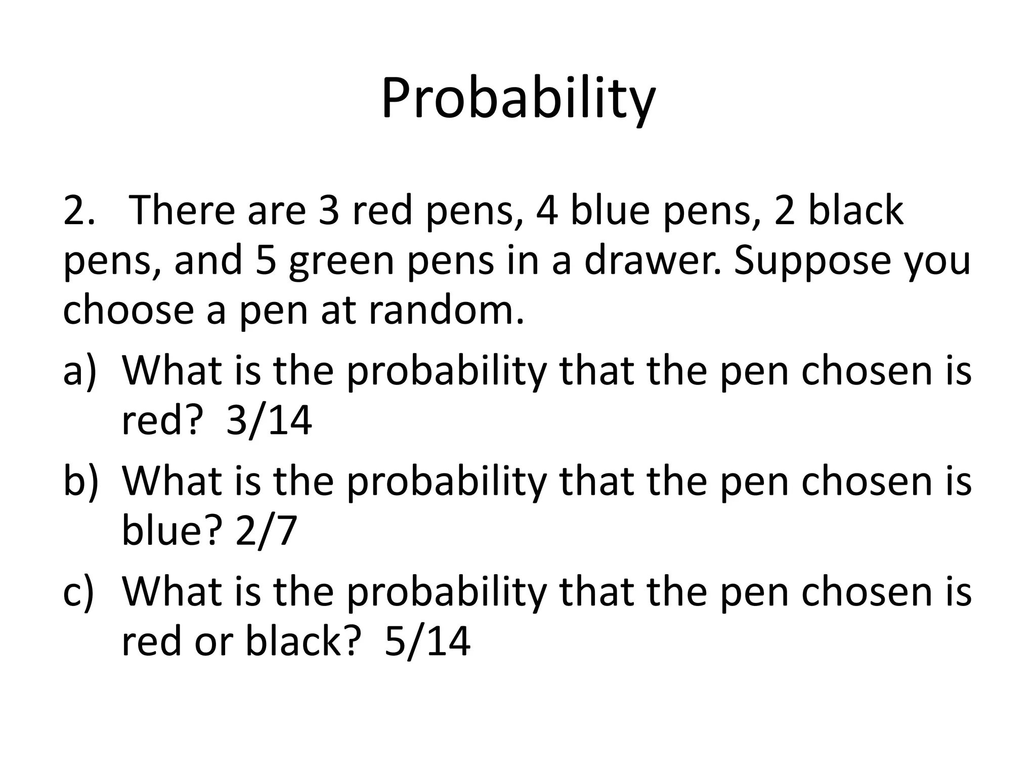 Introduction of Probability | PPTX