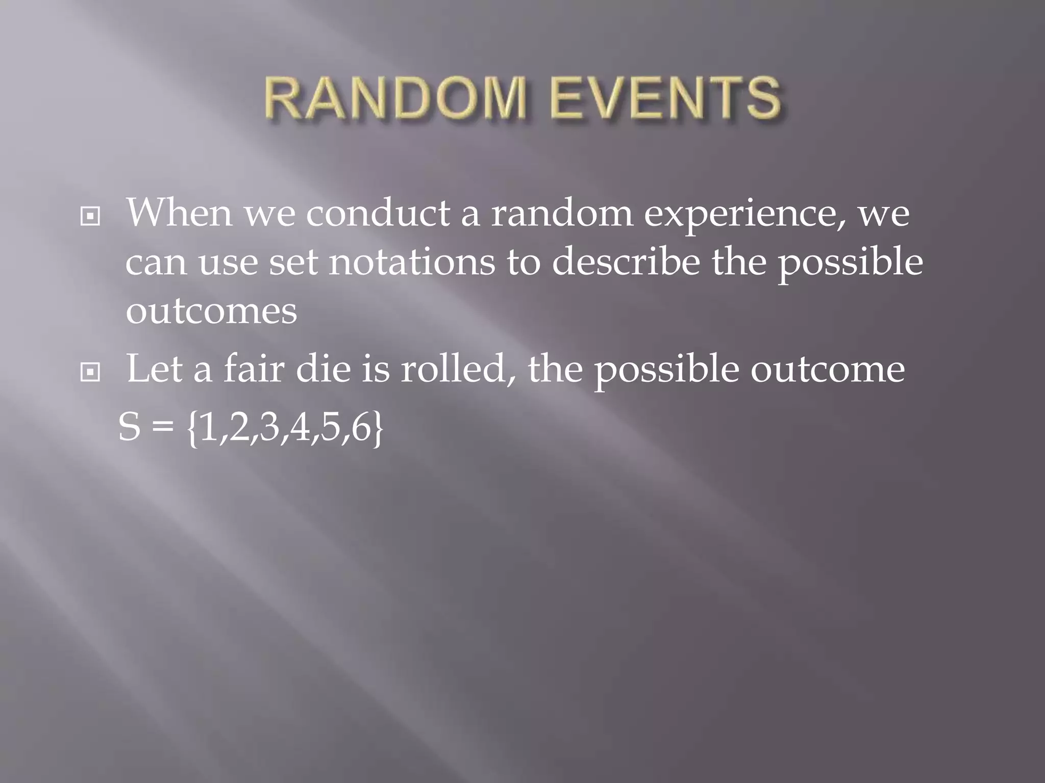 Probability and Random Variables | PPTX