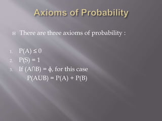 Probability and Random Variables | PPTX
