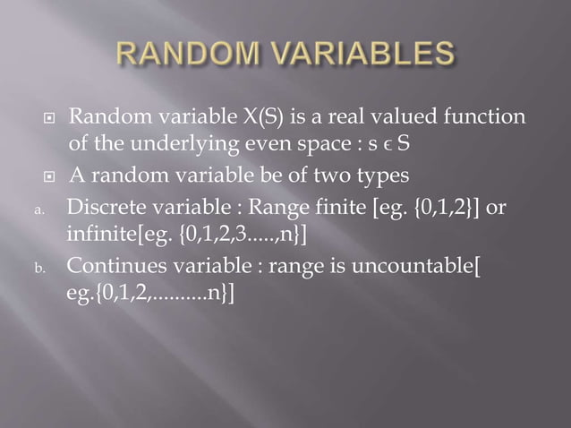 Probability and Random Variables | PPTX | Physics | Science