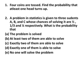 INDEPENDENT AND DEPENDENT EVENTS | PPTX