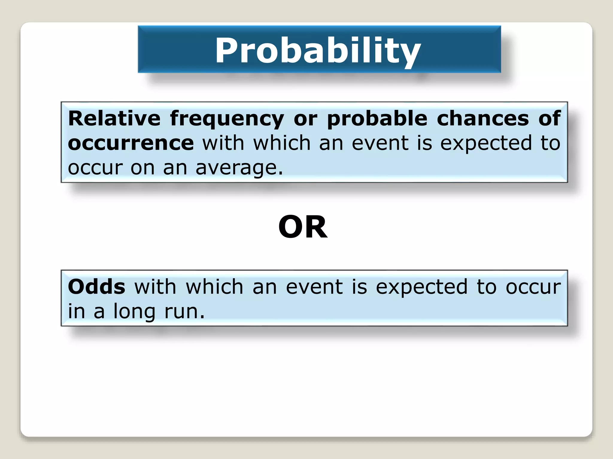 Laws of probability | PPTX