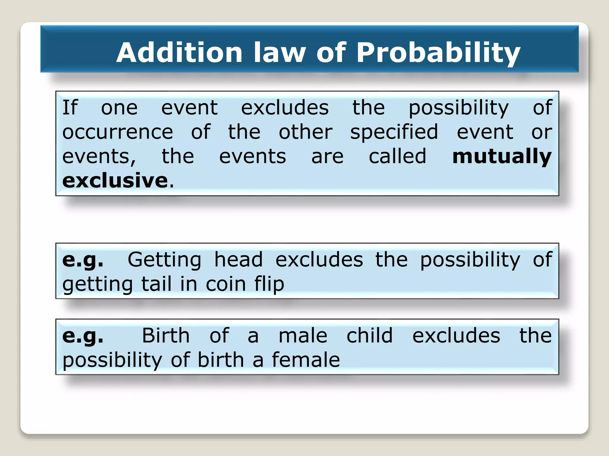 Laws of probability | PPTX